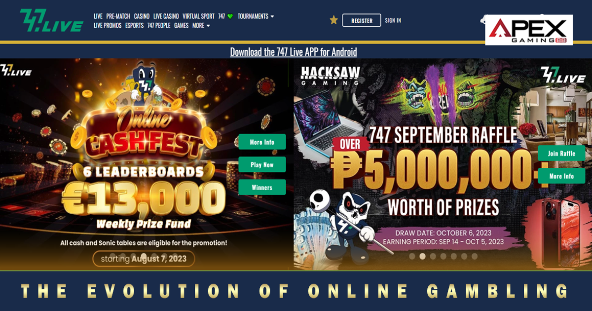 Discover Win Big At 747Live Casino | Apex Gaming 88